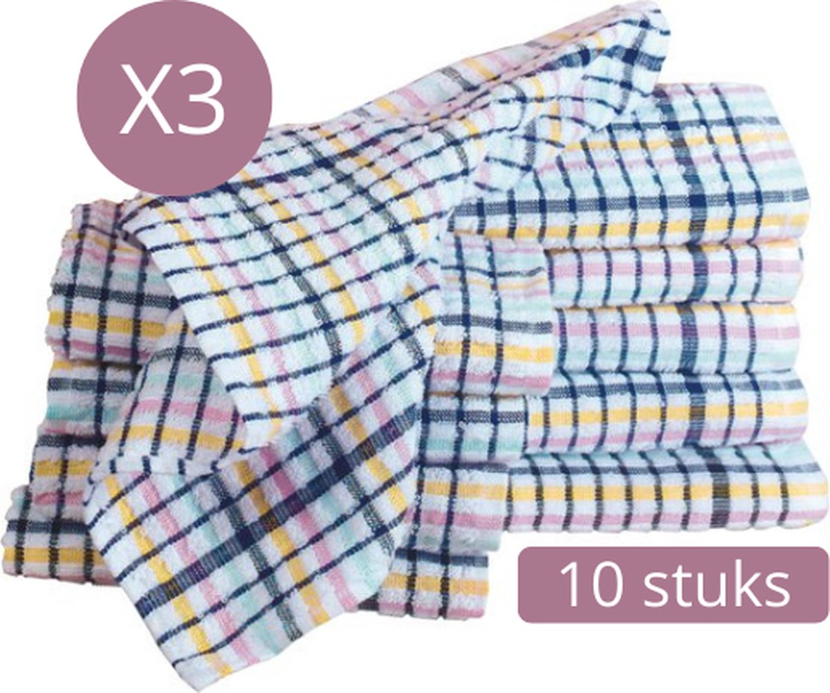 Vaatdoeken - 3 x 10 (30) Stuks | bol.com