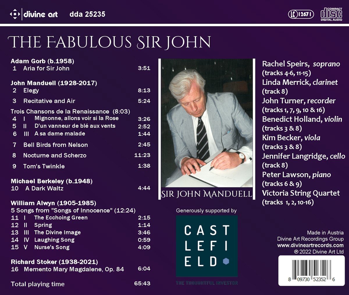Rachel Speirs, Linda Merrick, John Turner - The Fabulous Sir John: A ...