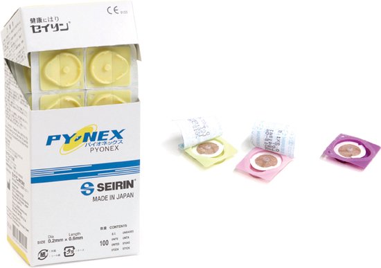 Seirin Pyonex Verblijfsnaalden - (0.20) x 1.5 mm. 100 stuks | bol