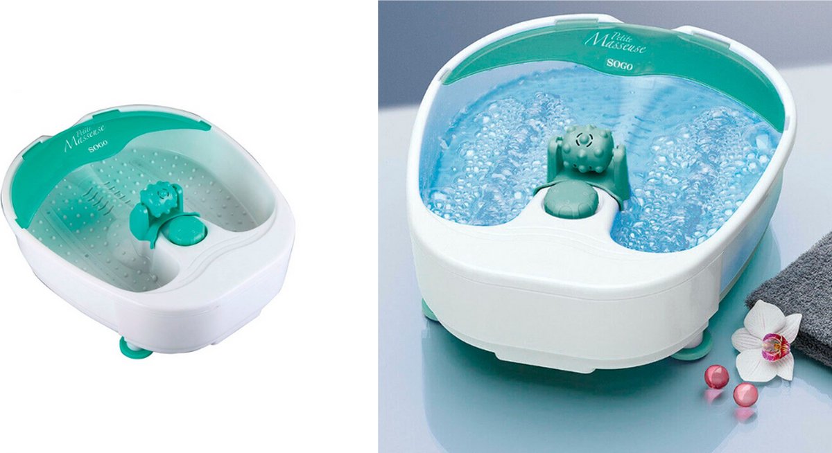 Sogo® Voetenbad Voetbad Voetenbad Met Massage Voetenbad Zwembad