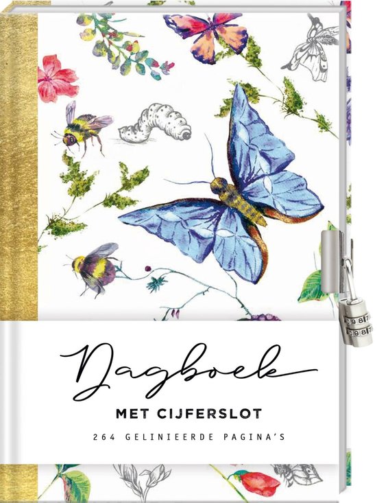 Dagboek met cijferslot voor volwassenen - Botanical | bol.com
