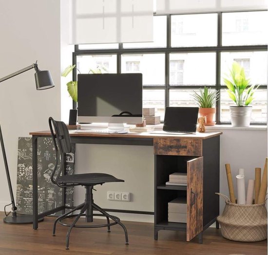 bureau, computer bureau, bureau met lade en kast, woonkamer, slaapkamer ...