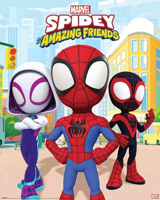 Spidey And His Amazing Friends Power Of 3 Poster 40x50cm | bol.com