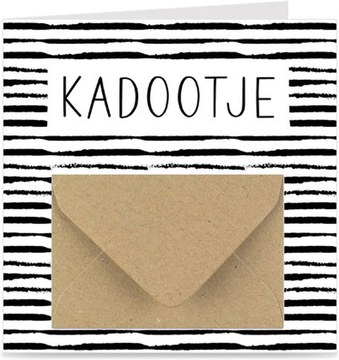 Kaart met cadeau envelopje / Verjaardagskaart / Wenskaart | KADOOTJE ...