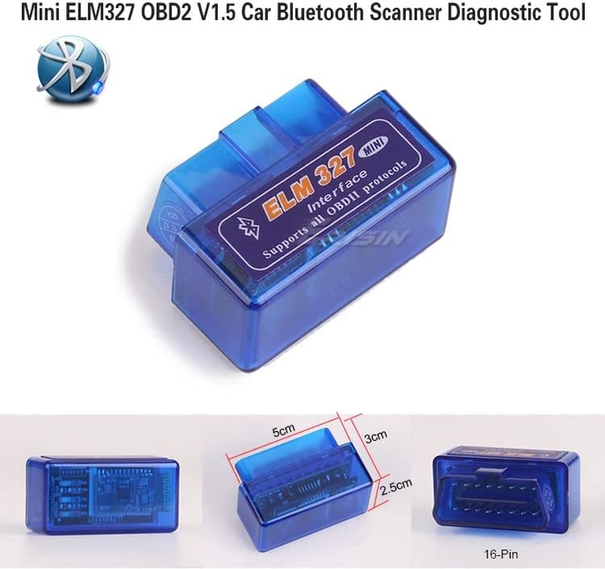 IGOODS OBD2 Mini ELM327 Adapter - OBD2 scanners - Diagnose Auto ...