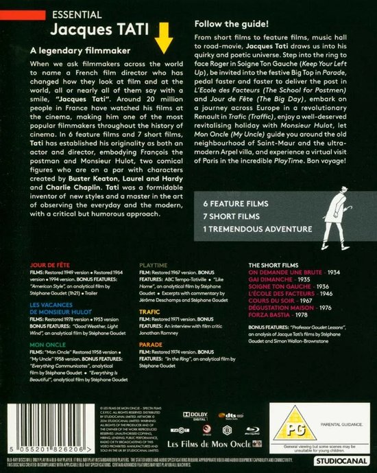 Jacques Tati Collection (DVD) (Dvd), 48 page booklet | Dvd's | bol.com