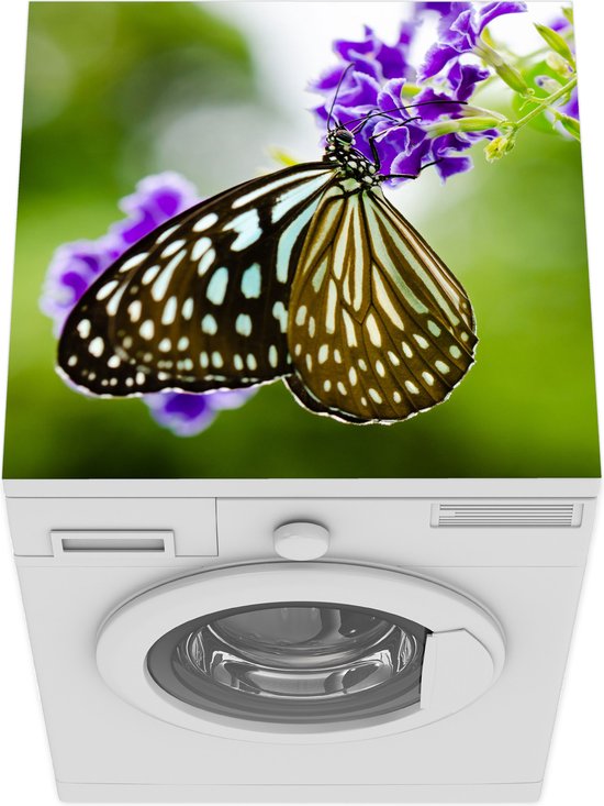 Protège machine à laver - Tapis de machine à laver - Lavande - Papillon ...