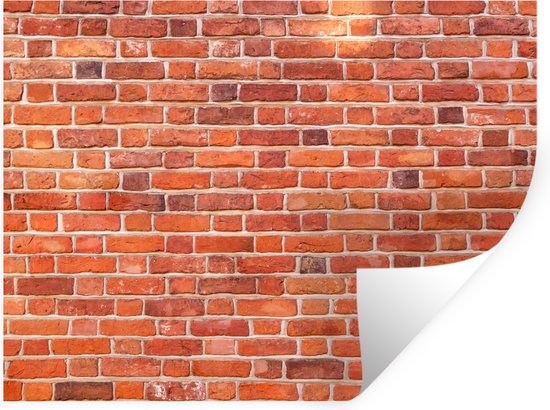 Muurstickers - Baksteen - Muren - Robuust - 120x90 cm - Plakfolie | bol.com