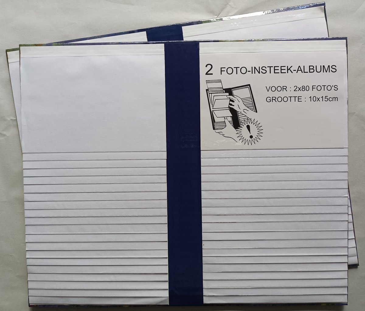 2 x Foto insteek Album Modern Blauw | bol.com