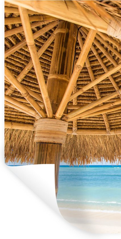 Muurstickers - Sticker Folie - Parasol - Strand - Zee - Tropisch ...