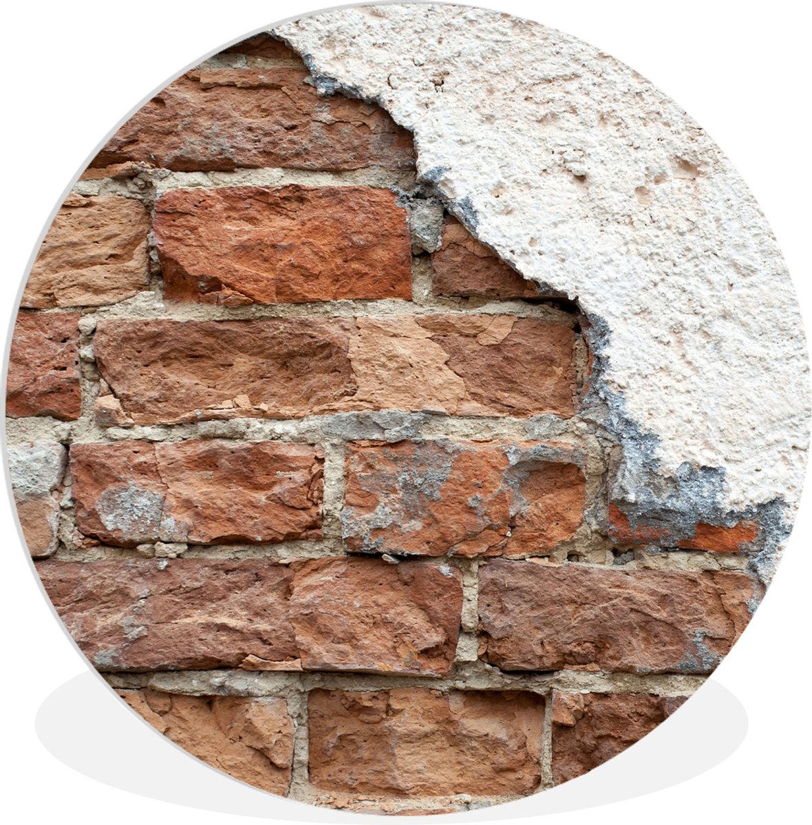 Wall Circle - Wall Circle Indoor - Brique - Plâtre - Mur - ⌀ 60 cm ...