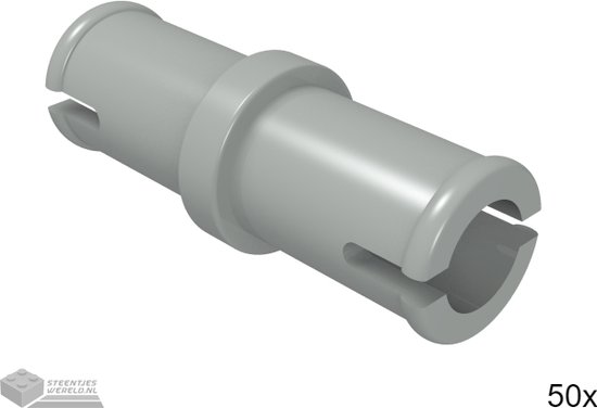 LEGO 3673 Technic pin Lichtgrijs 50 stuks | bol.com