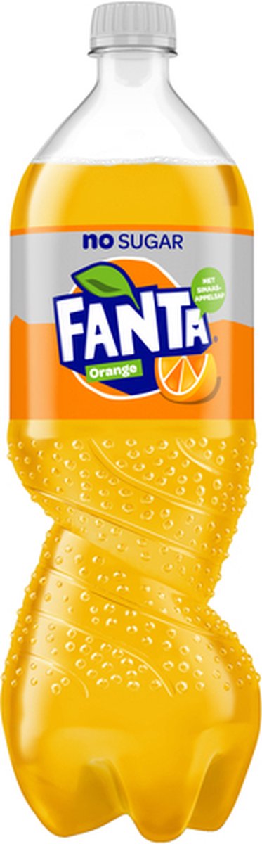Fanta Orange zero sugar 50 cl per petfles, tray 12 flessen | bol