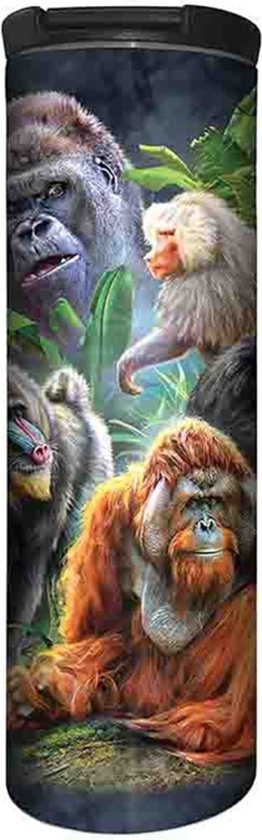 Tumbler Primates Collage 500 ml | bol.com