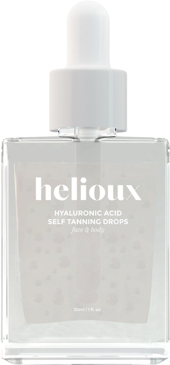Helioux® Drops autobronzantes à l'acide hyaluronique - Pour un Face et ...