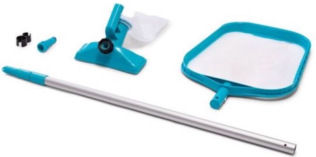 Intex Zwembad Schoonmaakset - Zwembad bodem stofzuiger - skimmernet ...