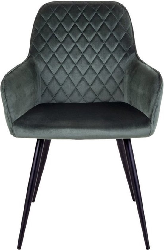 House Nordic ApS - Harbo Eetkamerstoel - Set van 4 - Fluweel - Premium ...