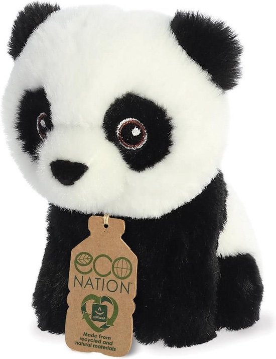 Pluche dieren knuffels panda van 13 cm - Knuffeldieren pandas speelgoed ...