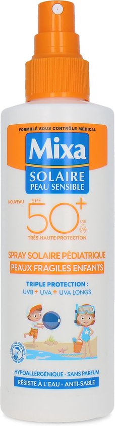 Mixa Kids Zonnespray SPF 50+ - 200 ml (Franse tekst) | bol