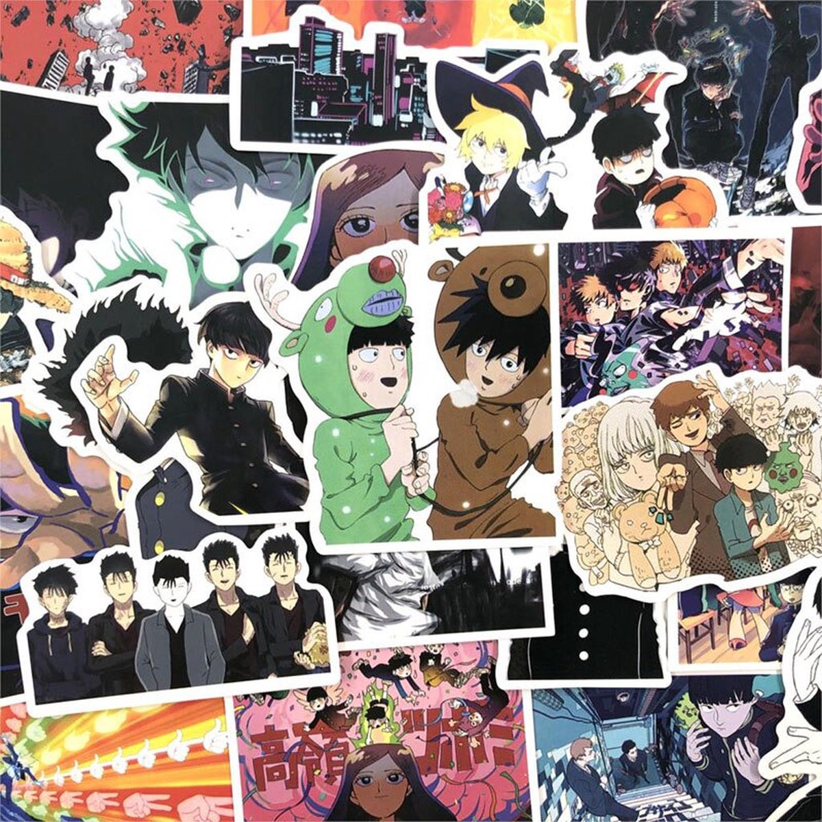 Mob Psycho 100 - Stickers - Anime Merchandise - Manga - Figure - 50 ...