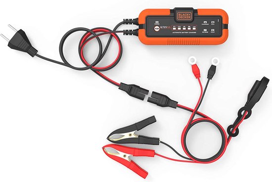Acculader, voor auto- en motoraccu's, volautomatische intelligente ...