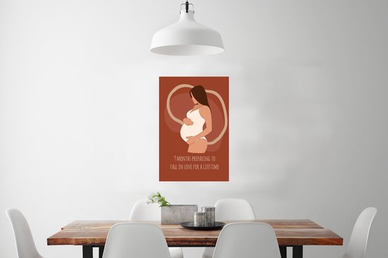 Poster Mama - Quotes - Zwanger - 9 Months preparing to fall in love for ...