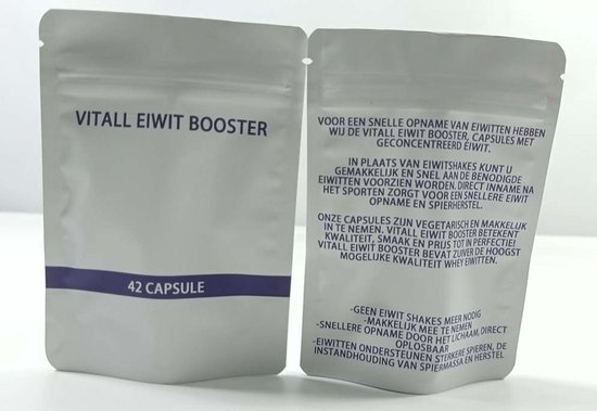 Vitall Eiwit Booster |Capsules |100% Whey Protein | Spierherstel ...