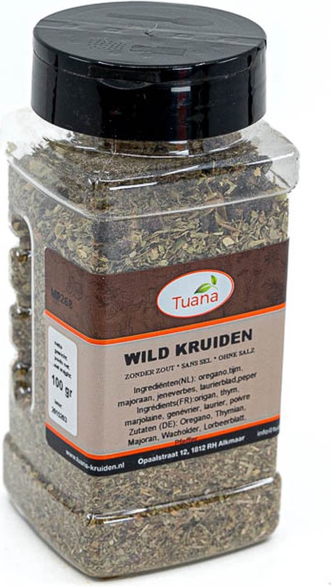 Tuana Kruiden - Wild Kruiden - Strooibus 60 Gram - Tuanashop - MP-W ...