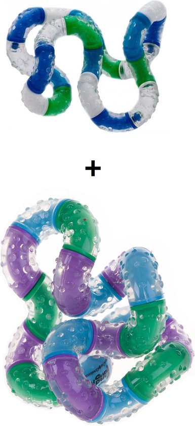 Tangle Relax + Therapy - COMBO 2-Pack - Fidget Toy voor kinderen en volwassenen -... | bol