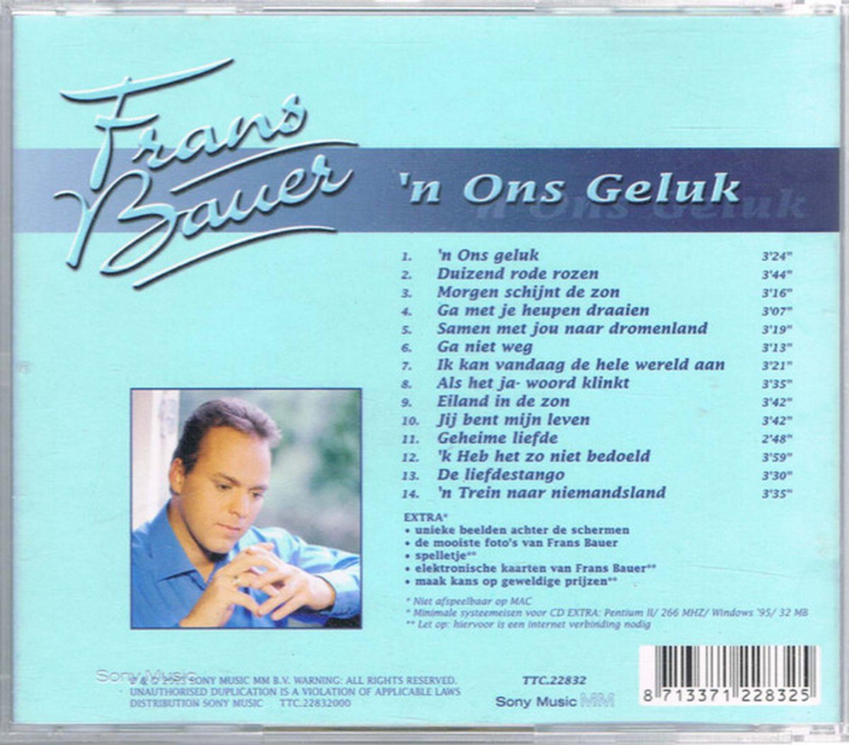 'n Ons Geluk, Frans Bauer | CD (album) | Muziek | bol
