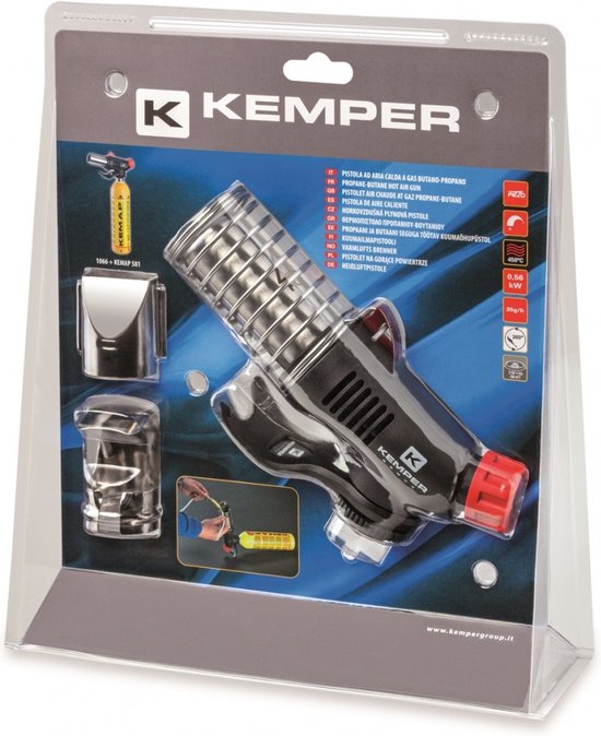 Hittelucht pistool op gas - krimppistool - hetelucht handbrander ...