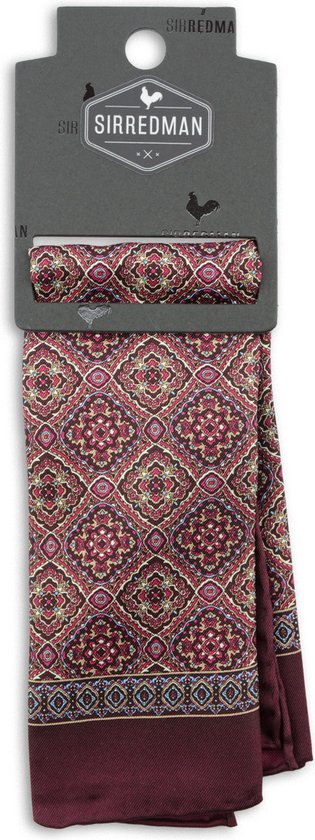 Sir Redman - Pochets - pochet Winston - bordeauxrood / lichtblauw ...