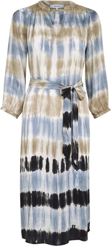 Minus Jurk Anya Shirt Dress Mi4679 9426 Sand Tie Dye Dames Maat - 42 | bol