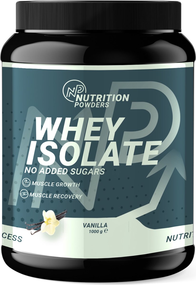 Whey Isolaat | Vanille | 1000 Gram | Eiwitshake | Helpt Bij Spiergroei ...