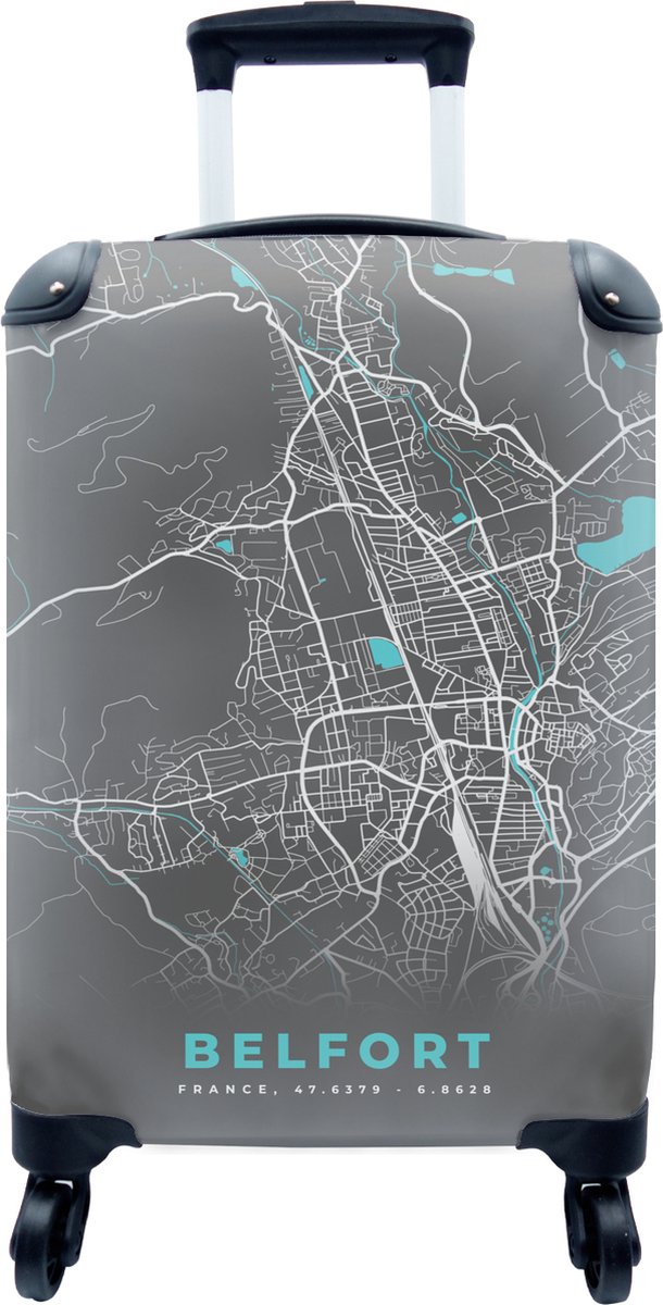 Valise - Belfort - France - Carte - Plan de ville - Plan - 35x55x20 cm ...