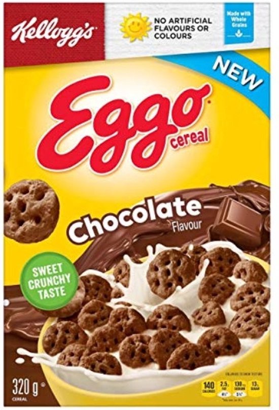 Kellogg`s Eggo cereal Chocolate 320g | bol.com