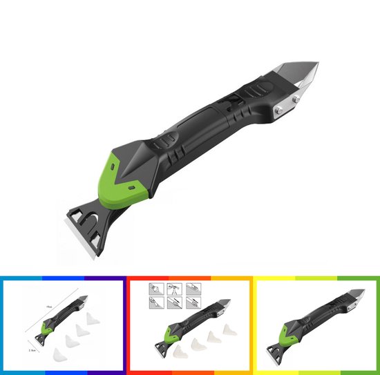Kithulp – 3-in-1 Kitaccessoires – Kit Schraper – Siliconen Verwijderaar ...