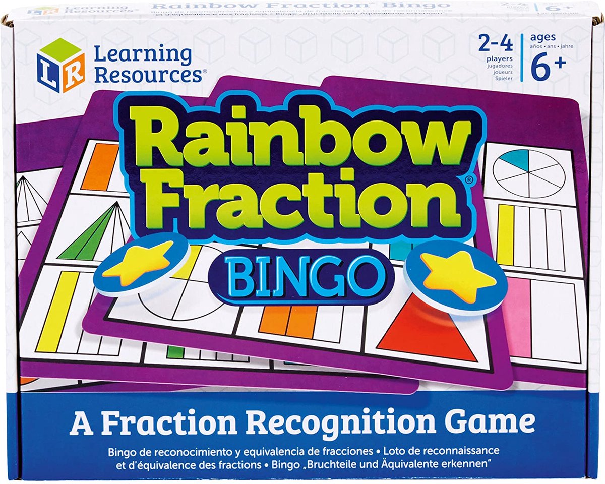Regenboog breuken bingo - educatief spel | Games | bol.com
