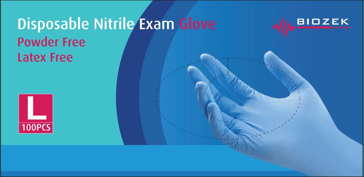 Biozek Nitril Gloves - Poedervrij/Latex vrij - Small | bol