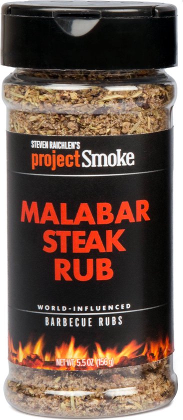 Project Smoke Malabar Steak - BBQ Rub - Barbecue Kruiden - Specerijen | bol.com