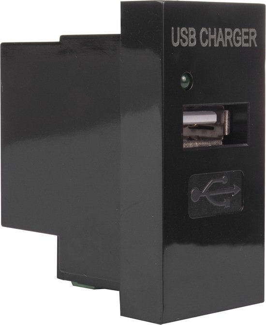 Maclean - USB-contactdoos tot 1A Modulaire wandcontactdoos inbouw (USB ...
