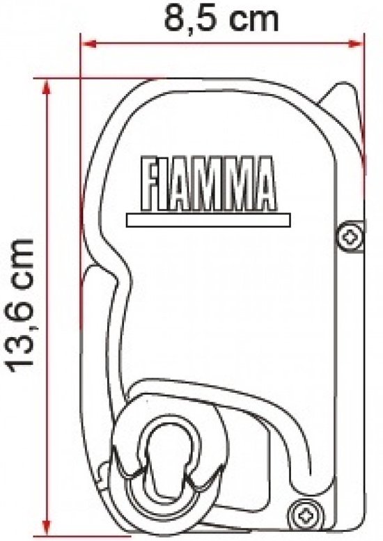 Fiamma F45s 300 Titanium Luifel voor VW T5 / T6 / Multivan ...
