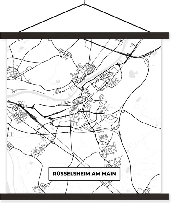 Posterhanger incl. Poster - Schoolplaat - Rüsselsheim am Main - Kaart ...