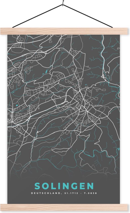 Posterhanger incl. Poster - Schoolplaat - Plattegrond – Solingen ...