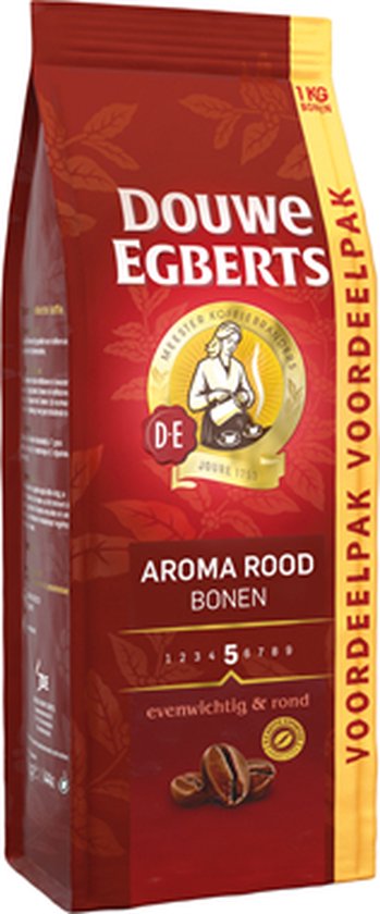 Douwe Egberts - Aroma Rood - Koffiebonen - 1000G BAG | bol.com