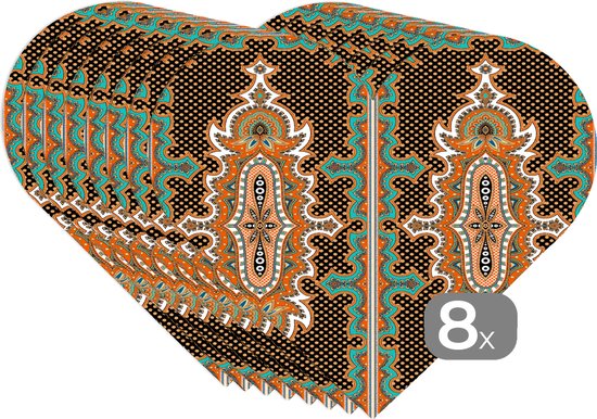 Onderleggers - Placemats - Placemats hartje - Patronen - Vormen ...