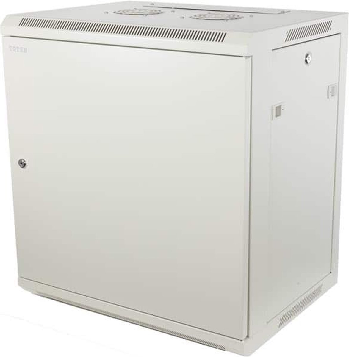 12U Serverkast - 19'' met metalen voordeur en, (BxDxH) 600x450x643mm ...