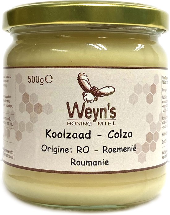 Koolzaadhoning - 500g - Weyn's - Honingpot | bol.com
