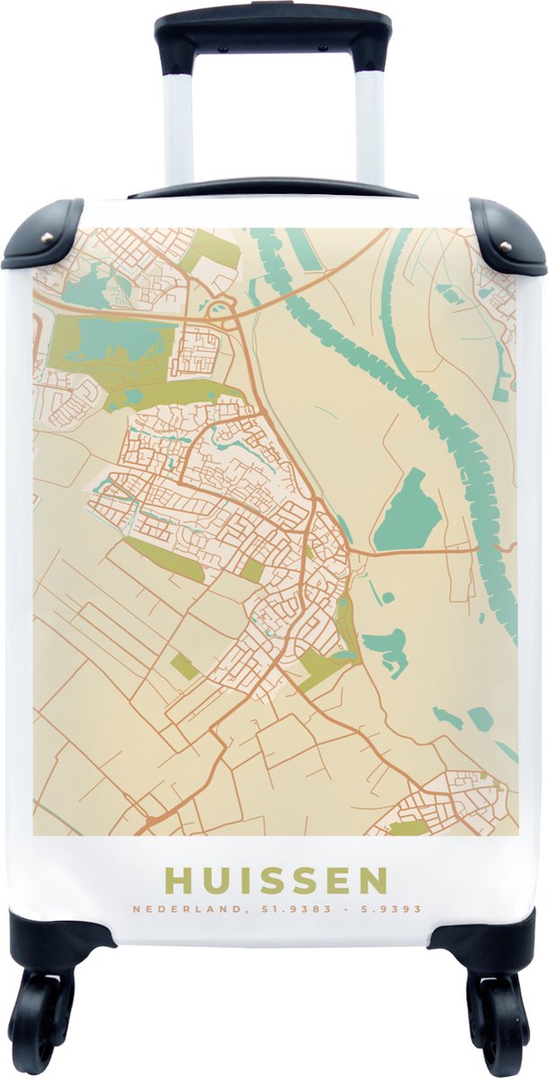 Koffer - Huissen - Kaart - Plattegrond - Stadskaart - Past binnen ...