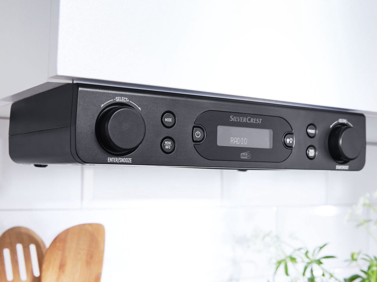 Silvercrest DAB + Kitchen radio Zwart | bol